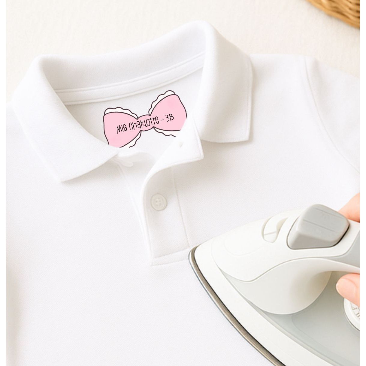 Iron on Bow Labels x30 – Cute Company