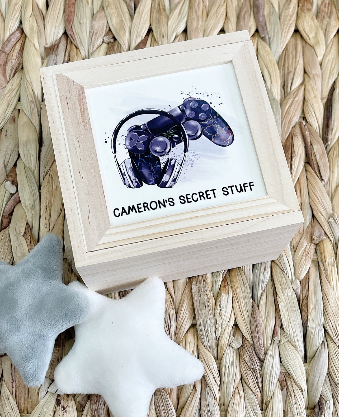 Gamer Wooden Keepsake Box – Cute Company